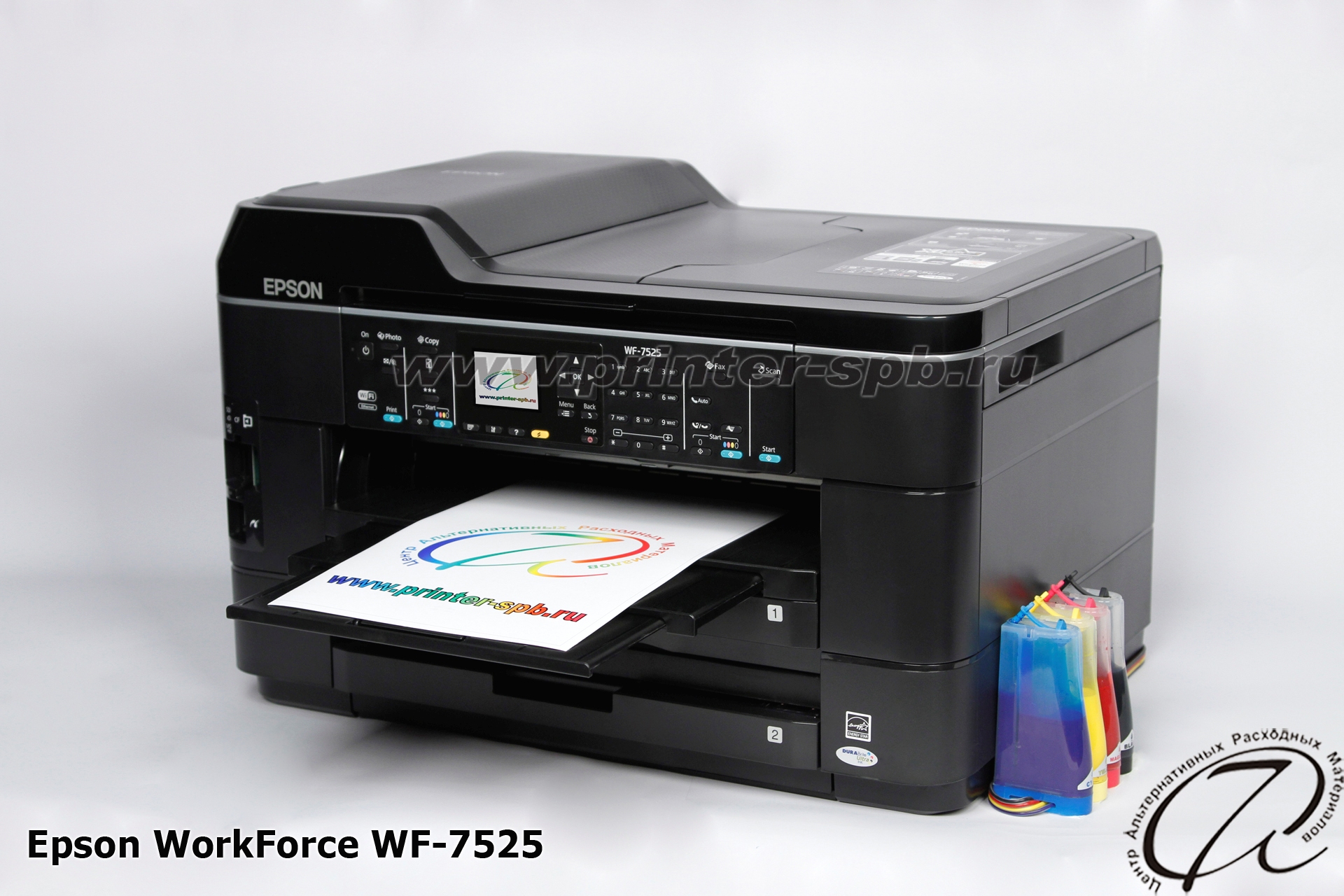Epson WorkForce WF-7525: МФУ с СНПЧ А7 класса СТАНДАРТ | Фотография